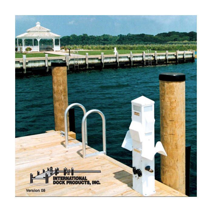 Dock Electrical Pedestal International Dock Slim Line Dockside