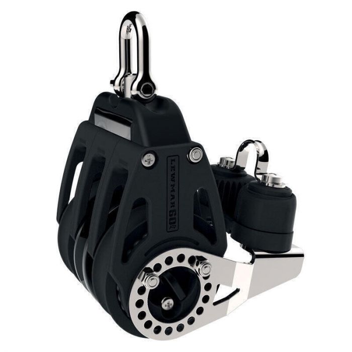 Lewmar Control Triple Ratchet Block with Cleat - 60 mm (2 3/8 ...
