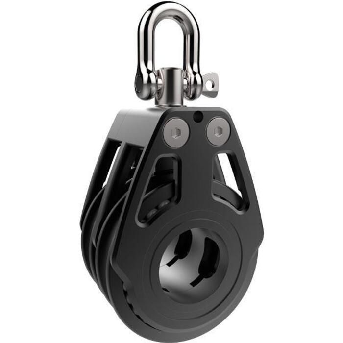 Lewmar Racing Double Block - 60 mm (2 3/8") - 29901612BK | Defender Marine