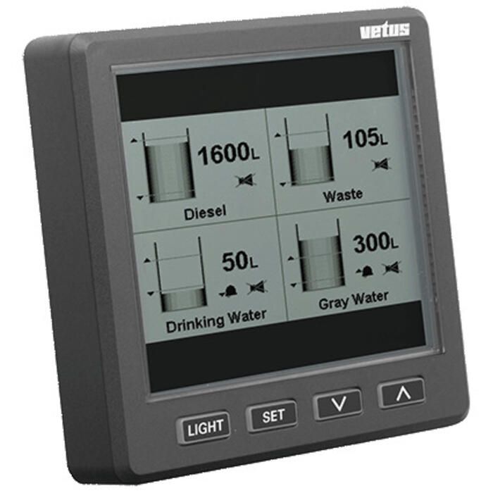 Vetus Display for Level Indication Via Bus-System Max 4 Tanks 12/24V ...