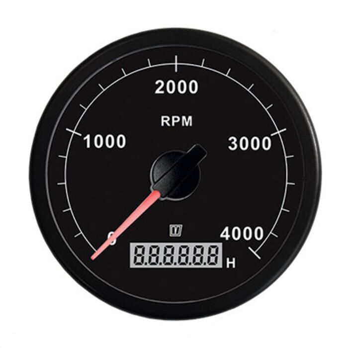 Vetus Revolution Counter/Hour Counter Cream 12/24V (0-4000 Rpm) Cut-Out ...