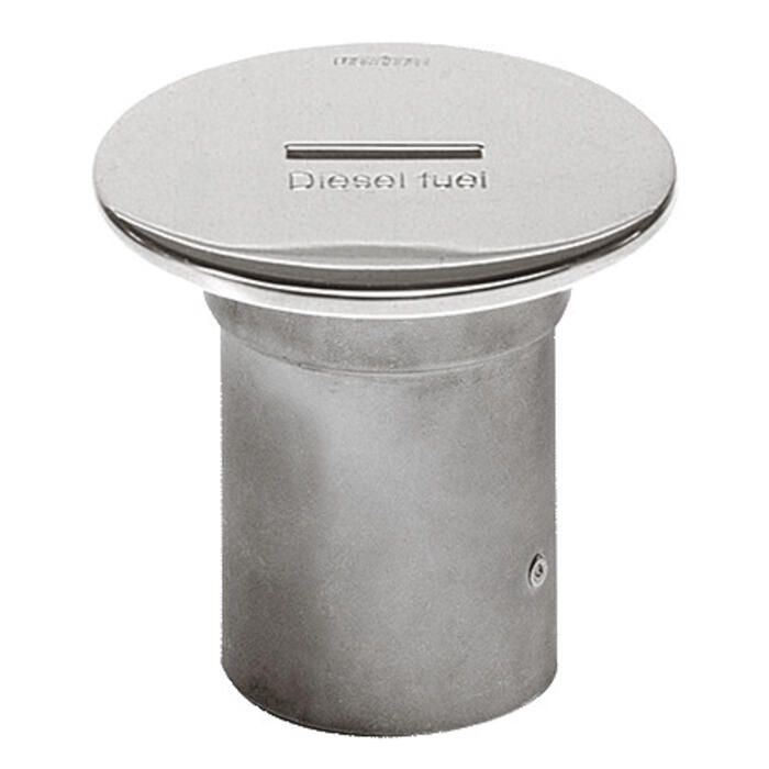 Vetus Stainless Steel Filler Diesel Fuel Cap - CAPF51S | Defender Marine