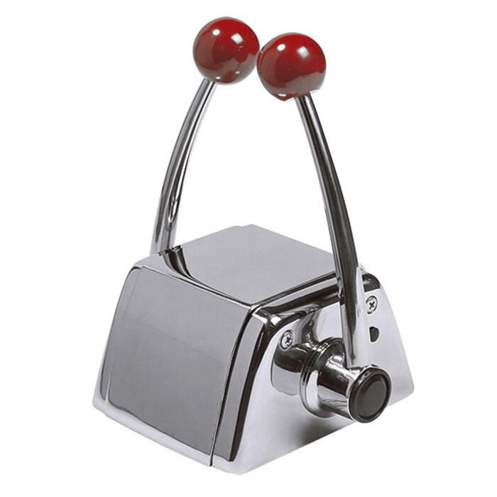 Vetus Twin Lever Remote Control Top Mounting with Stainless Steel (AISI ...