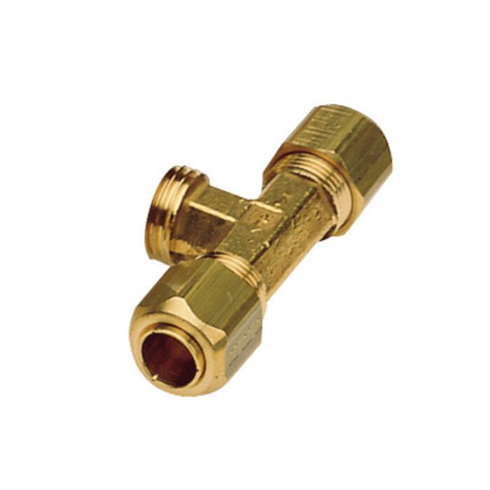 Vetus Union Tee Coupling 8 mm Steel for Tube - HS211 | Defender Marine