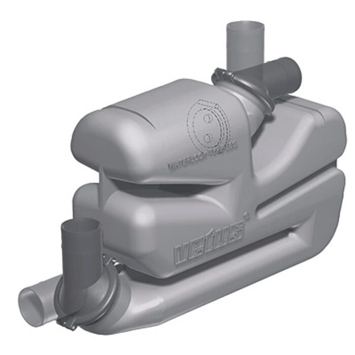 Vetus Waterlock Type with Rotating Inlet and Outlet for 60 mm Hose ...