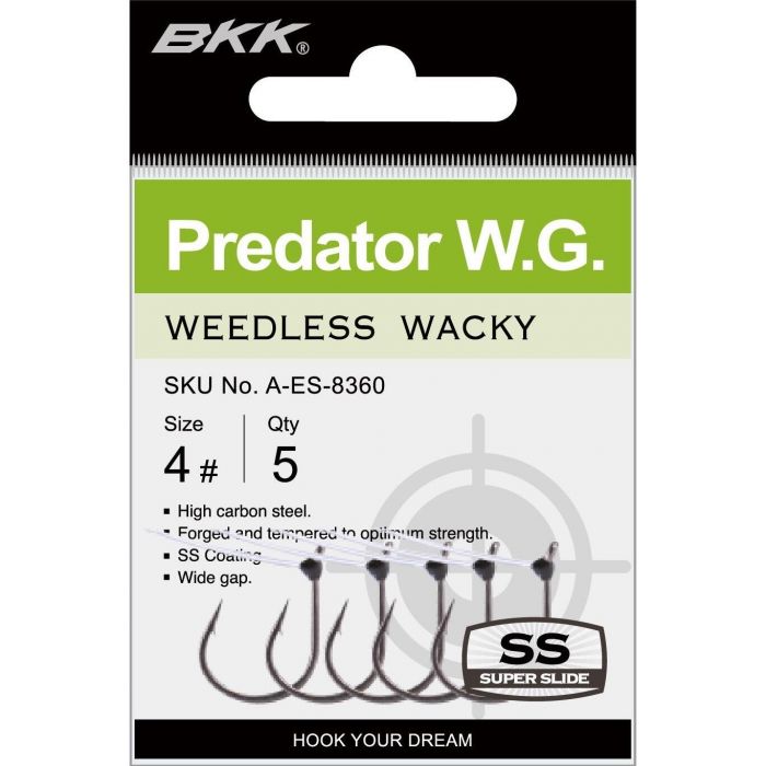 BKK Predator W.G. Wacky Rig Hook | Defender Marine