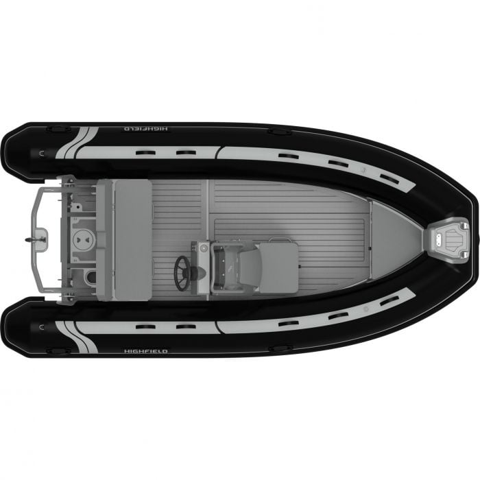 Highfield Classic CL-400 SDS 500 Aluminum RIB 13' Boat with Yamaha 40 ...