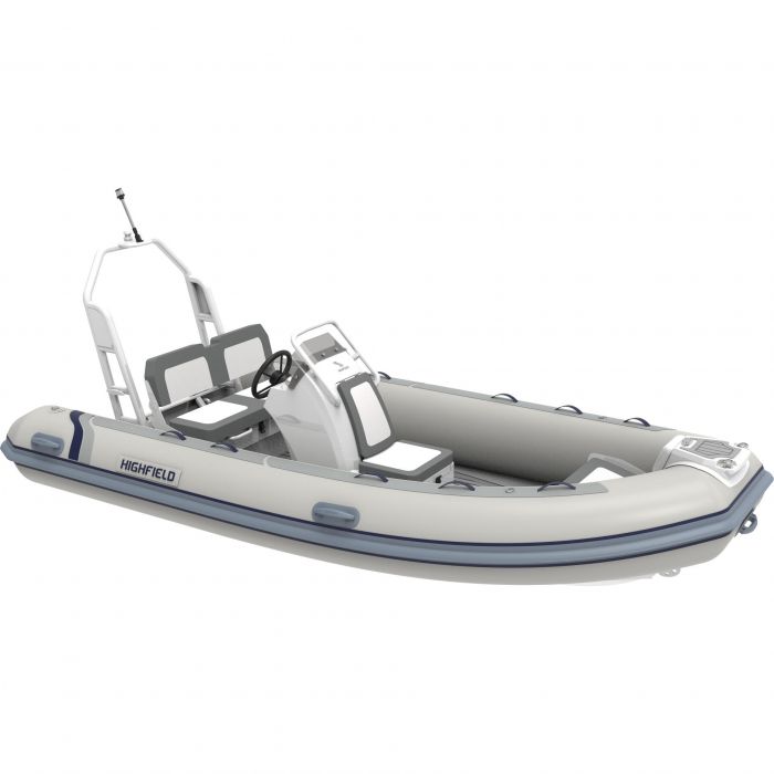 Highfield Classic CL-400 SDS 500 Aluminum RIB 13' Boat with Yamaha 40 ...
