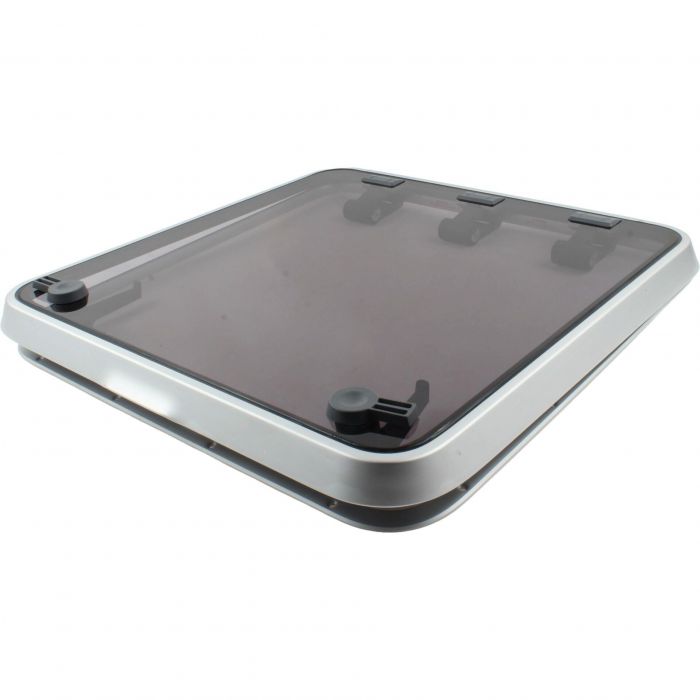 Lewmar Ocean 54 Grey Flge Silver Hatch - 39654070 | Defender Marine