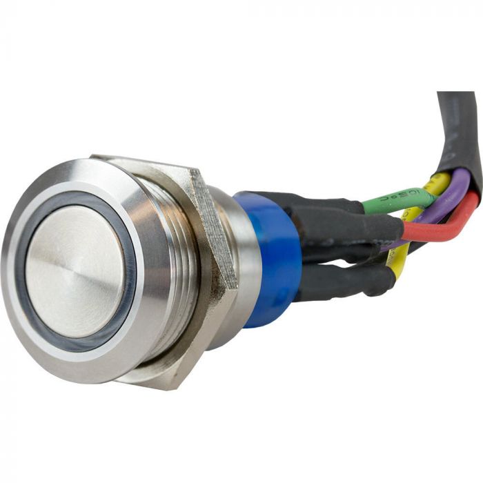 Sea-Dog Stainless Steel LED Illuminated Push Button On/Off Switch ...