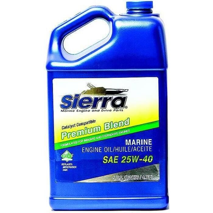 Sierra Catalyst Oil 25W40 5 Quart - 18-9400CAT-4 | Defender Marine