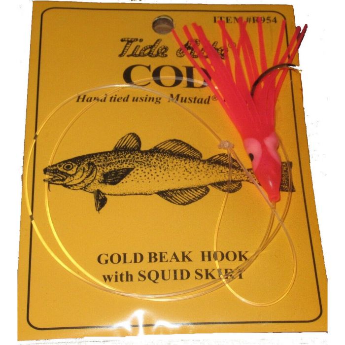 Tide Rite Gold Beak Squid Skirt Cod Rig - R954 | Defender Marine