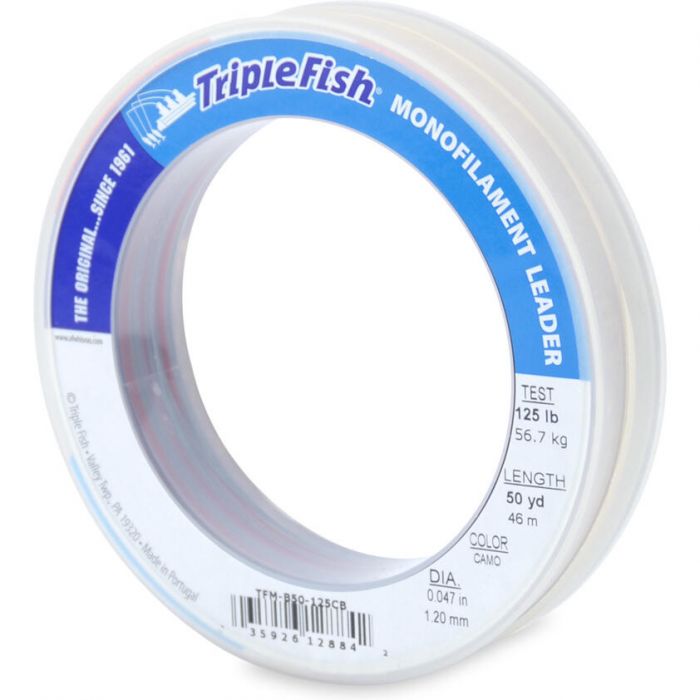 Triple Fish Monofilament Leader Line - 50 yd | Defender Marine