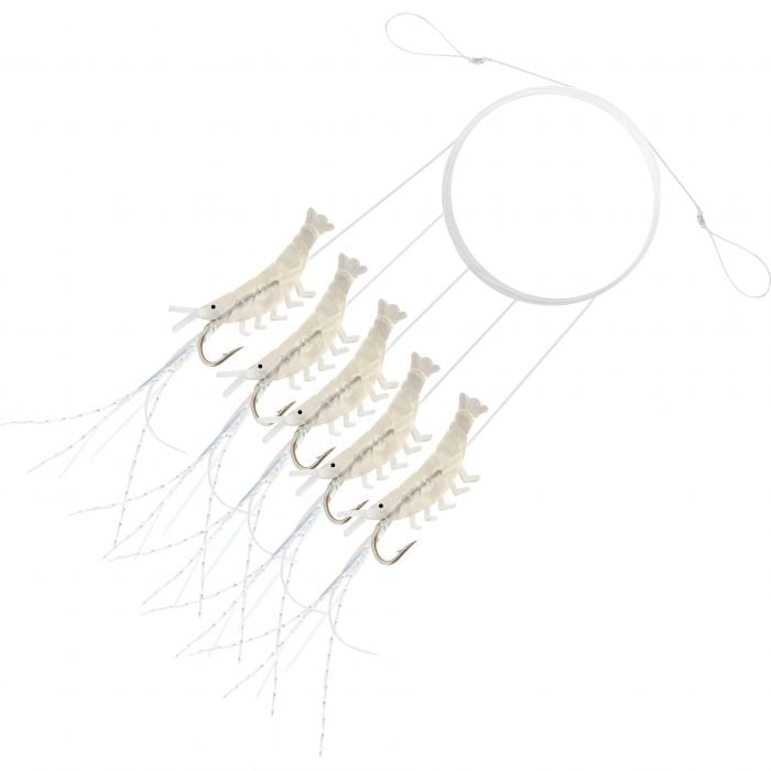 Tsunami Sabiki Shrimp Rigs - 1" (5-Pack) | Defender Marine