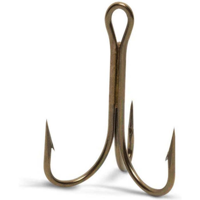 VMC 9650 Round Bend Treble Hooks | Defender Marine