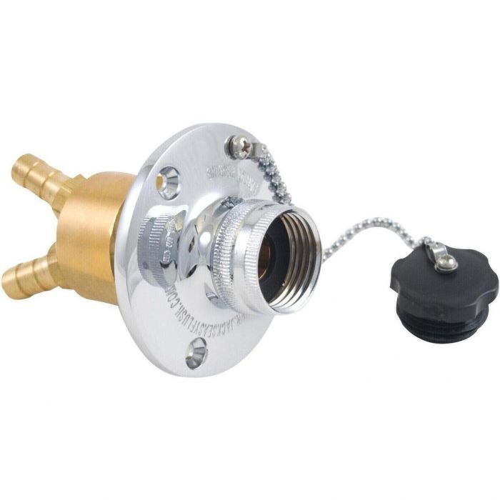 Whitecap Engine Flush Inlet - P-2455MOD | Defender Marine