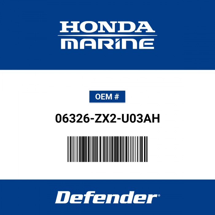 Honda Kit Tachometer/Harness/T Black - 06326-ZX2-U03AH | Defender Marine