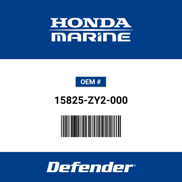 Honda Filter Assembly Spool Valve - 15825-ZY2-000 | Defender Marine