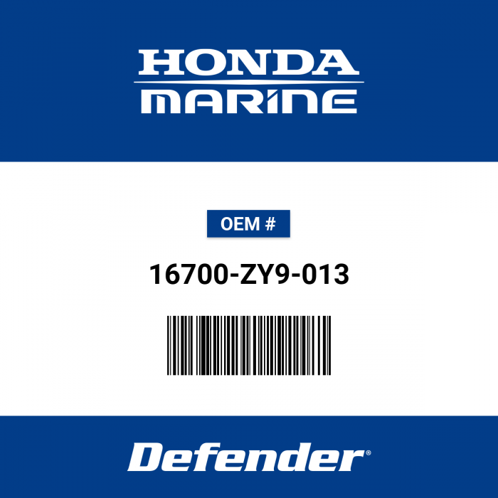Honda Pump Assembly Fuel (MSDS) - 16700-ZY9-013 | Defender Marine