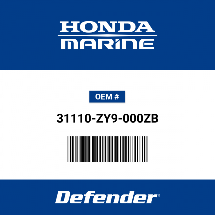 Honda Flywheel Tblack - 31110-ZY9-000ZB | Defender Marine