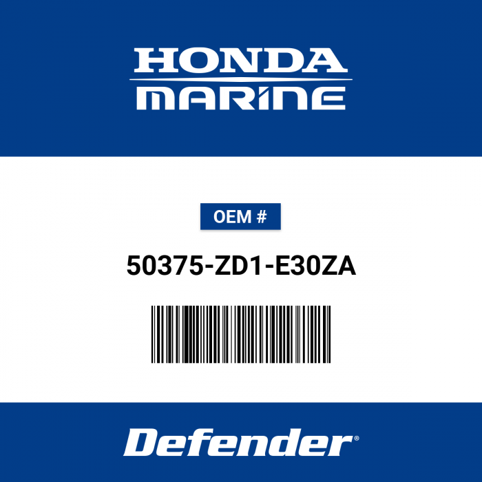 Honda Guard Rear Nh105 - 50375-ZD1-E30ZA | Defender Marine