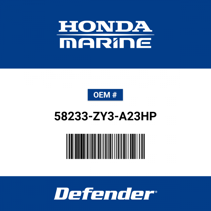 Honda 3X14 3/4X23 Propeller Hp (R) - 58233-ZY3-A23HP | Defender Marine
