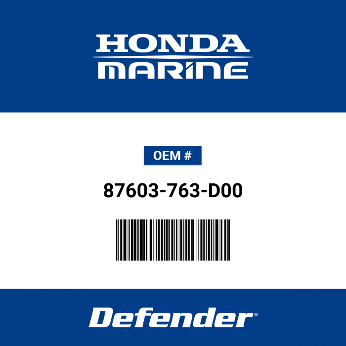 Honda Label - 87603-763-D00 | Defender Marine