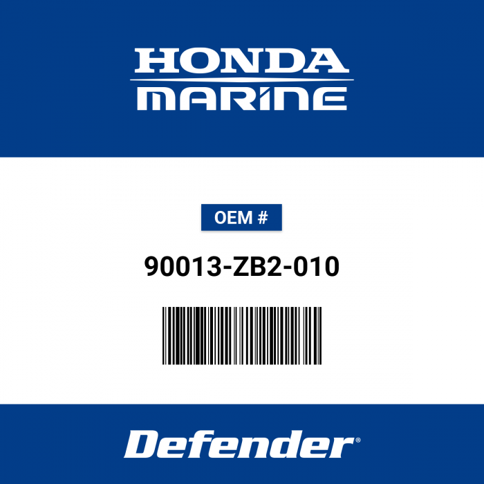 Honda Bolt Flange (6 x 122) - 90013-ZB2-010 | Defender Marine