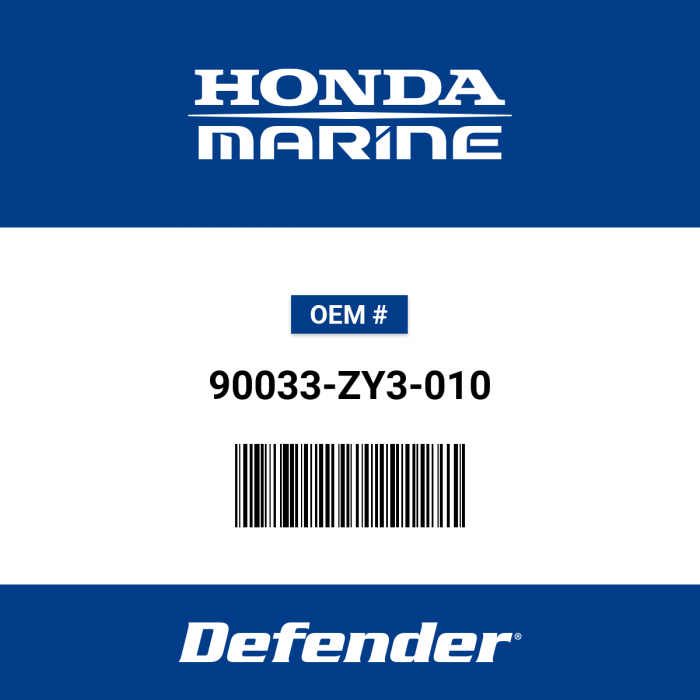 Honda Bolt Flange (6 x 55) - 90033-ZY3-010 | Defender Marine