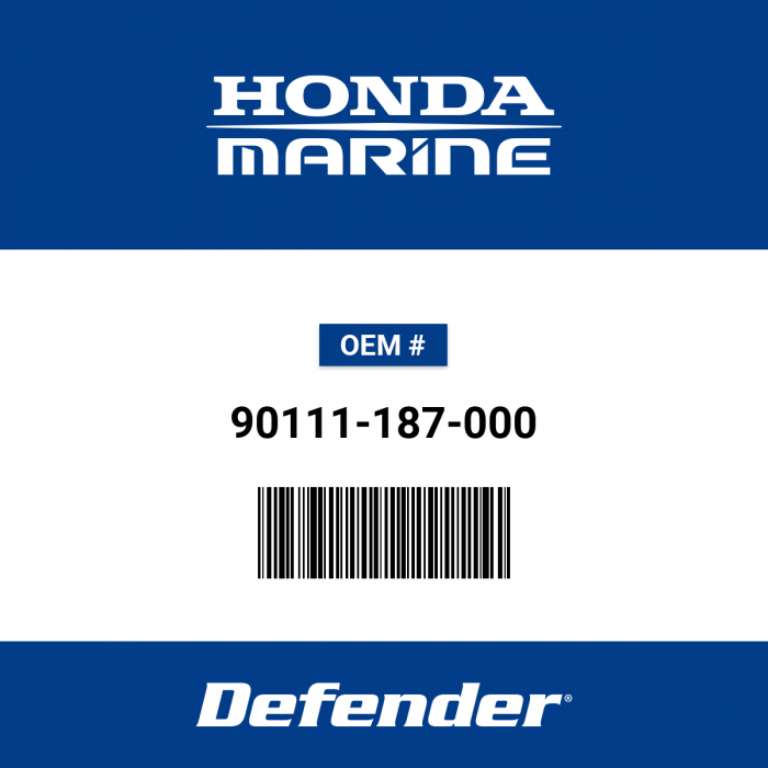 Honda Bolt Flange (6MM) - 90111-187-000 | Defender Marine