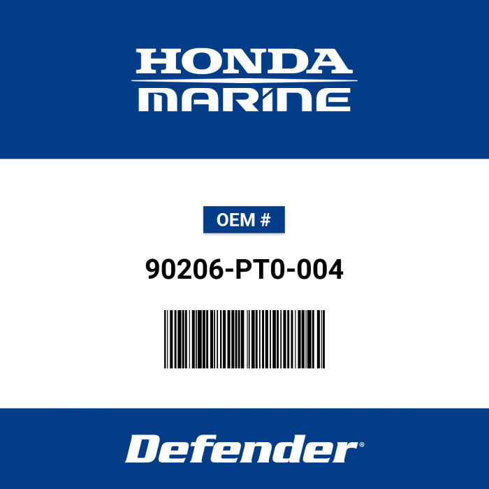 Honda Nut Tappet Adjusting - 90206-PT0-004 | Defender Marine