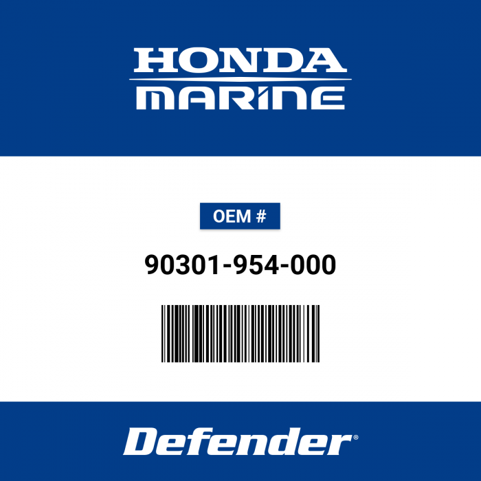 Honda Nut Impeller - 90301-954-000 | Defender Marine