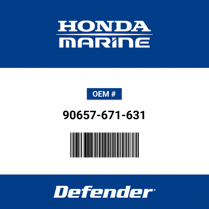Honda Clip Trim - 90657-671-631 | Defender Marine