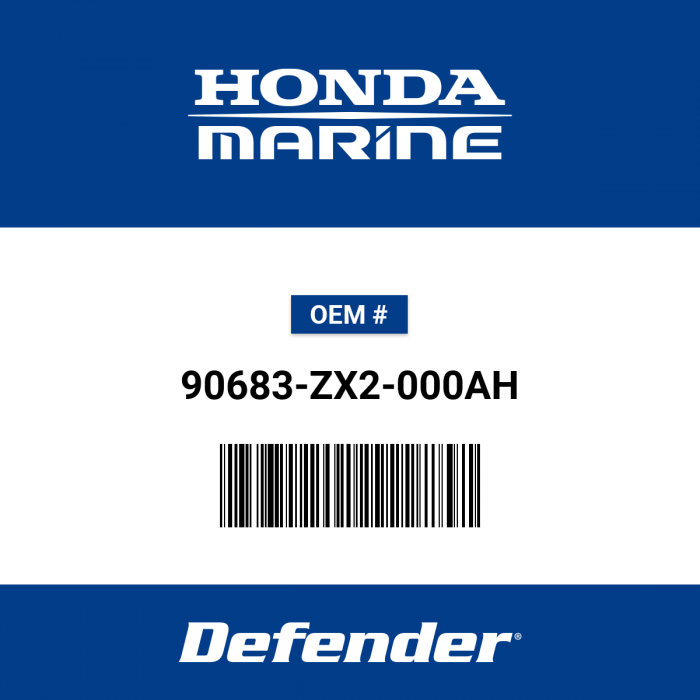 Honda Rivet Lock (1/4 x .22) - 90683-ZX2-000AH | Defender Marine