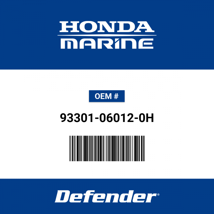 Honda Bolt Hex (6 x 12) - 93301-060120H | Defender Marine
