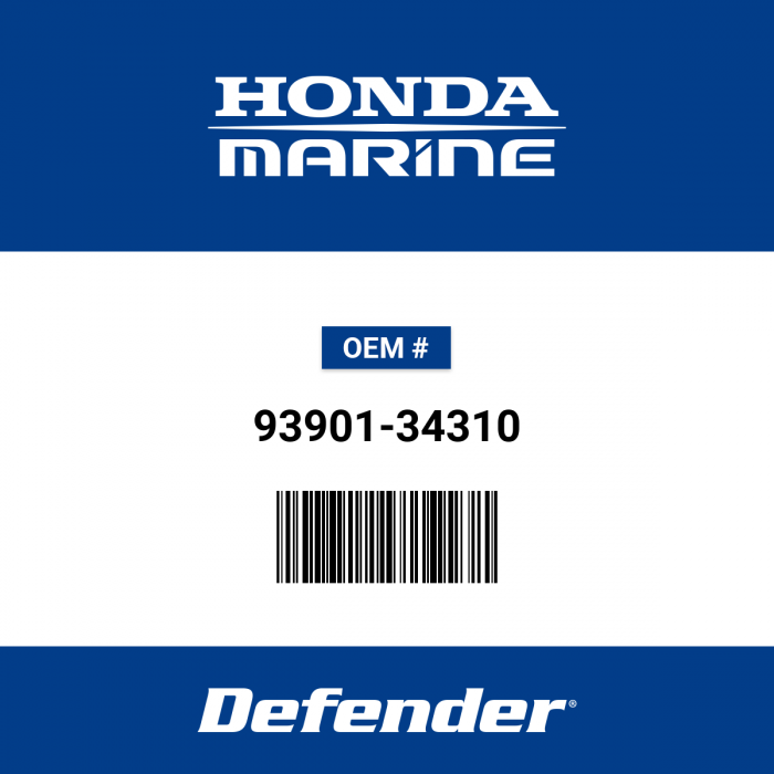 Honda Screw Tap (4 x 12) - 93901-34310 | Defender Marine
