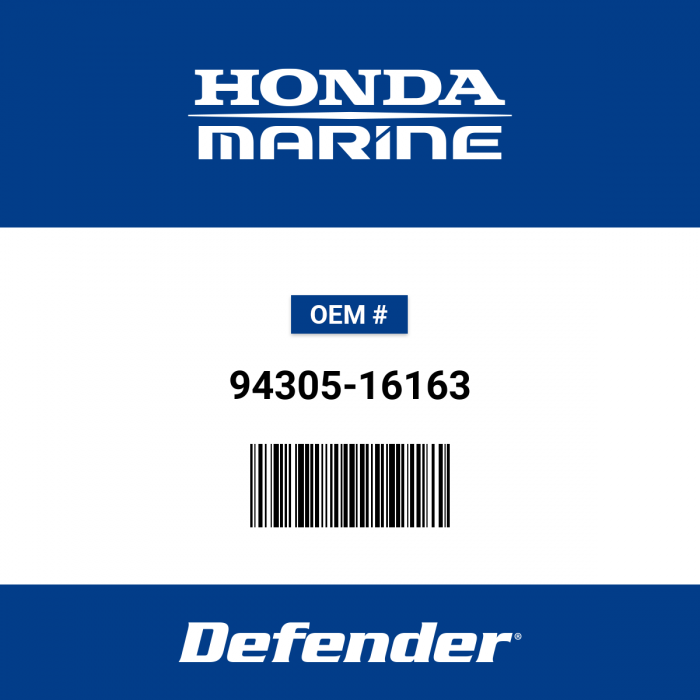 Honda Pin (SPG.1.6X16) - 94305-16163 | Defender Marine