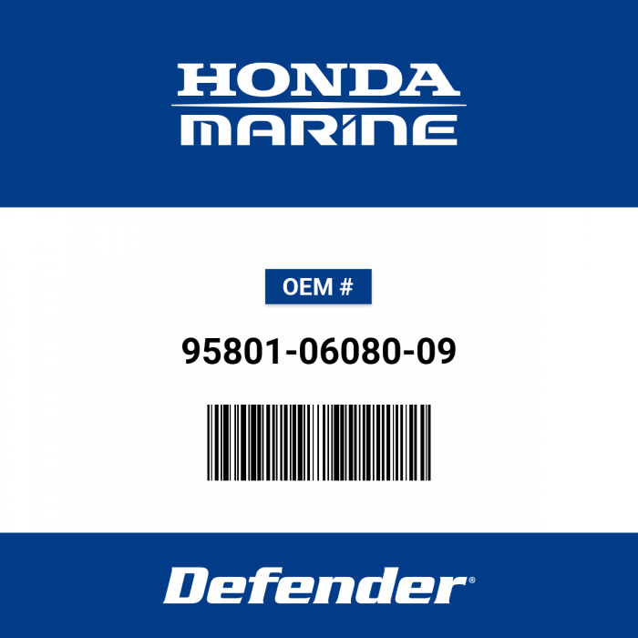 Honda Bolt Flange (6 x 80) - 95801-0608009 | Defender Marine