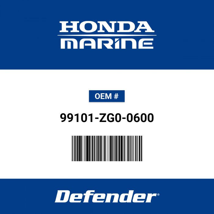 Honda Jet Main (60) - 99101-ZG0-0600 | Defender Marine