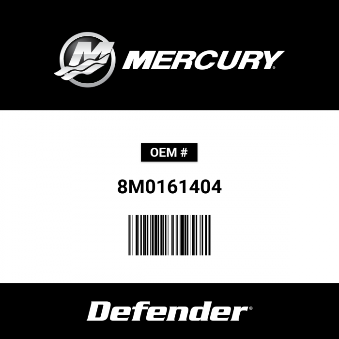 Mercury Poppet Valve Assembly - 8M0161404 | Defender Marine
