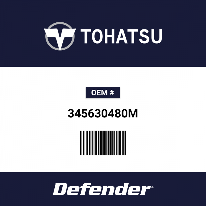 Tohatsu Friction Rubber Throttle Shaft A - 345630480M | Defender Marine