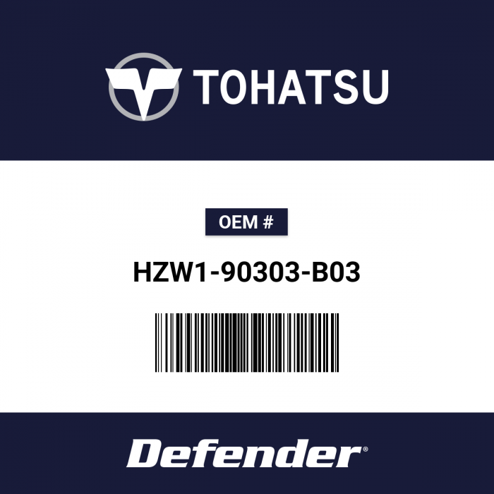 Tohatsu Nut Hex (16 mm) - HZW1-90303-B03 | Defender Marine