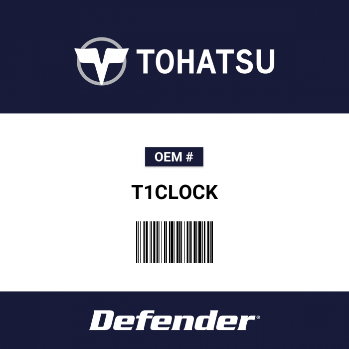 Tohatsu Clock - T1CLOCK | Defender Marine