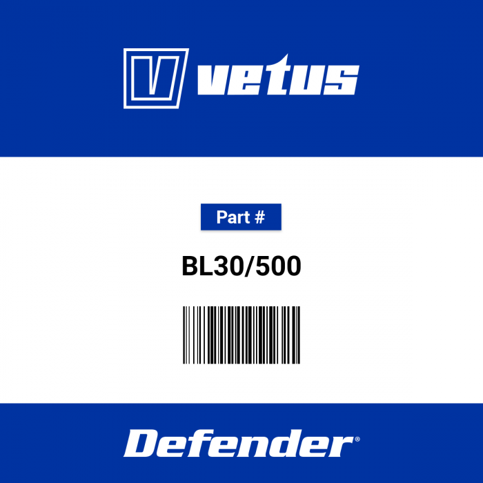Vetus Bronze Stern Tube with Cutlass Bearing - BL30/500 | Defender Marine