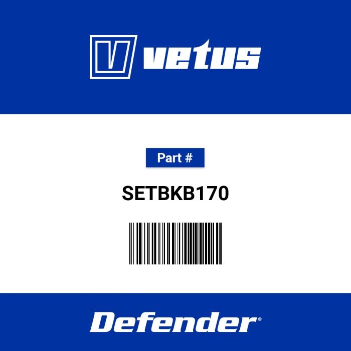 Vetus Set Mount. Parts 170 mm for Lt90/110+Lp090/100 - SETBKB170 ...
