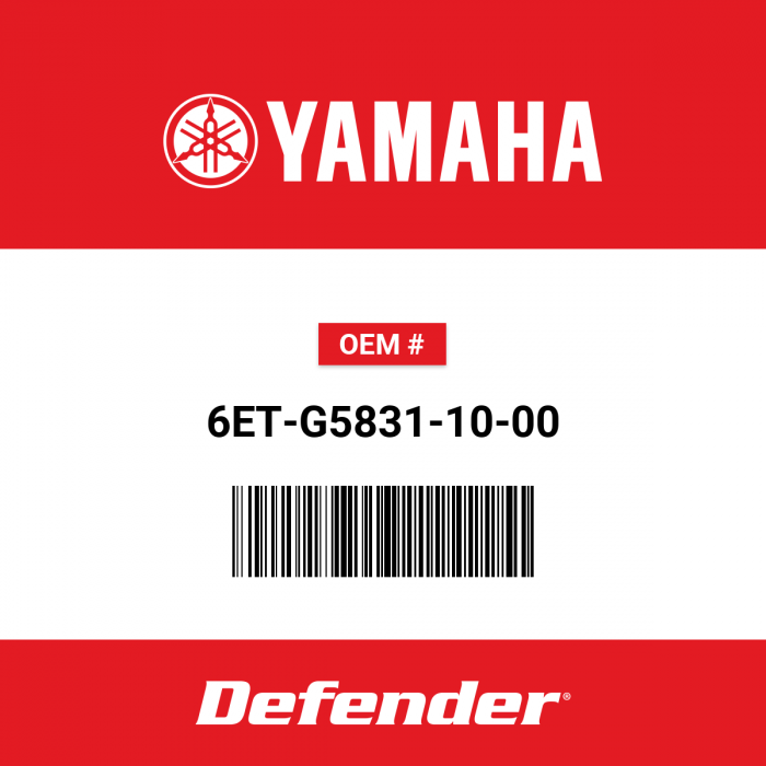 Yamaha Transom Plate - 6ET-G5831-10-00 | Defender Marine