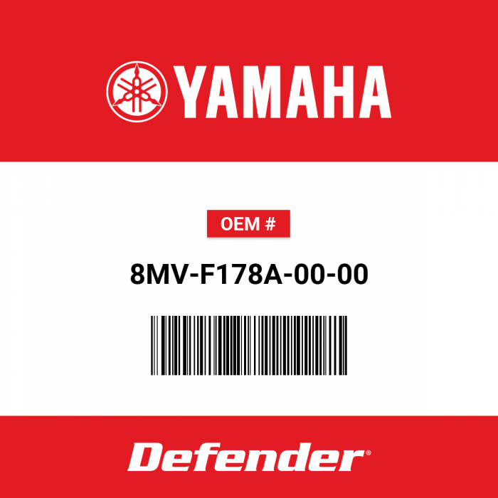 Yamaha Label - 8MV-F178A-00-00 | Defender Marine