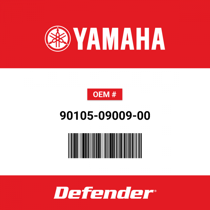 Yamaha Flange Bolt - 90105-09009-00 | Defender Marine