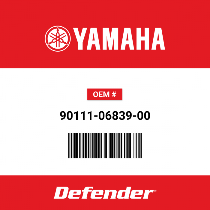 Yamaha Bolt Hexagon Socket Button - 90111-06839-00 | Defender Marine