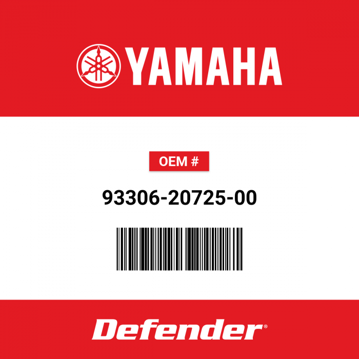 Yamaha Bearing - 93306-20725-00 | Defender Marine